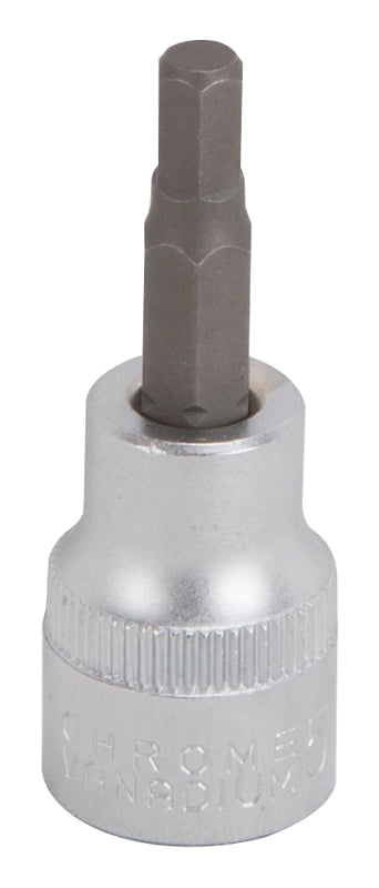 Vulcan 3506005220 Hex Bit Socket, 5 mm Tip, 3/8 in Drive, Chrome, 1-7/ – Shell Lumber and Hardware