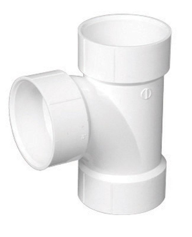 Charlotte Pipe 4 in. Dia. x 4 in. Dia. x 4 in. Dia. Schedule 40 Hub To – Shell Lumber and Hardware