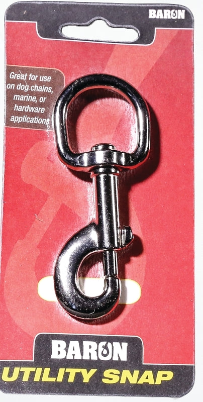 Baron C-225-5/8 Bolt Snap, 3/8 in Snap Opening, 110 lb Working Load, A – Shell Lumber and Hardware