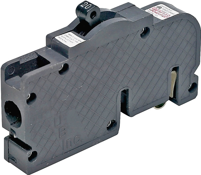 Zinsco UBIZ20 Circuit Breaker, Type UBIZ, 20 A, 1 -Pole, 120/240 V, Pl – Shell Lumber and Hardware