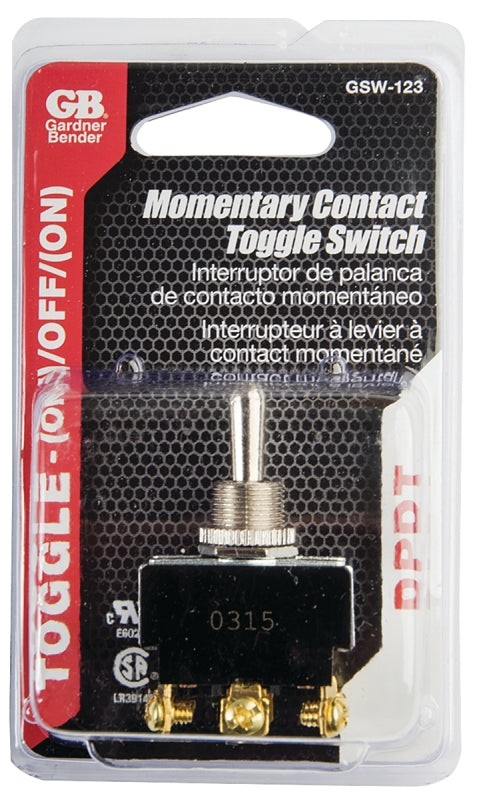 Gardner Bender GSW-123 Series Toggle Switch, 2-Poles, 125/250 V, DPDT, – Shell Lumber and Hardware
