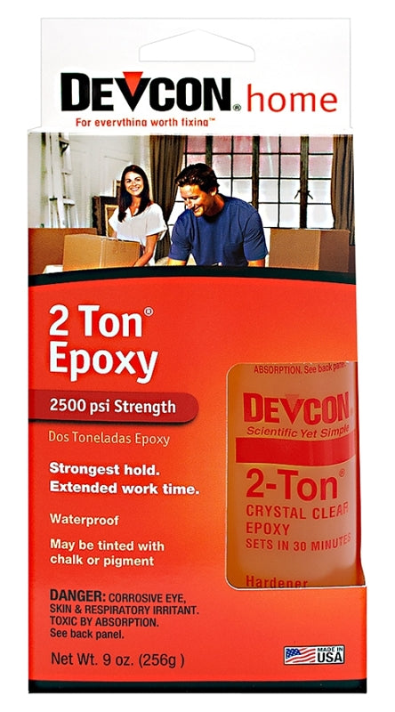 Devcon 2-Ton 33345 Epoxy, Amber, Liquid, 9 oz, Box – Shell Lumber and Hardware