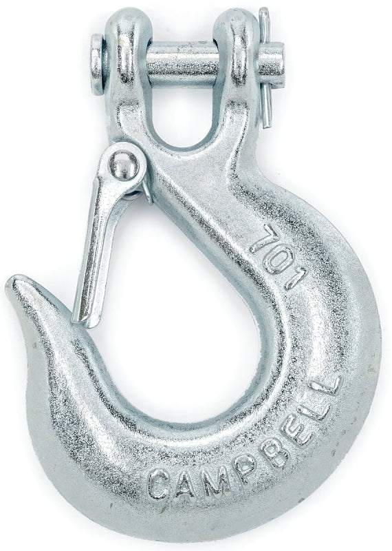 Campbell T9700624 Clevis Slip Hook with Latch, 3/8 in, 5400 lb Working – Shell Lumber and Hardware