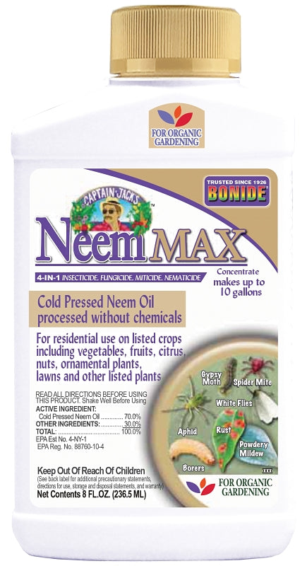 Captain Jack's 020 4-in-1 Neem Oil, Liquid, Drench, Spray Application ...