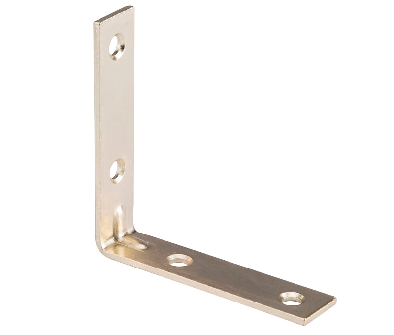ProSource CB-S03-C4PS Corner Brace, 3 in L, 3 in W, 3/4 in H, Steel, B ...