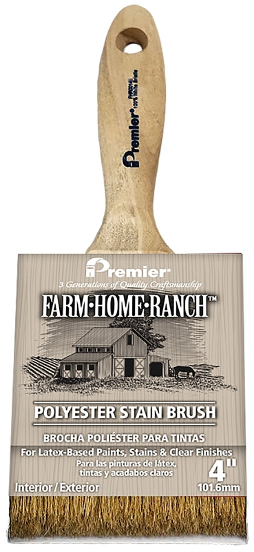 Premier Farm Home Ranch FHR00143 Stain Brush, Gold/Polyester Bristle ...