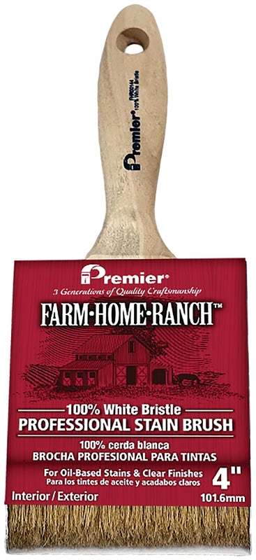 Premier Farm Home Ranch FHR00144 Stain Brush, White China Bristle ...