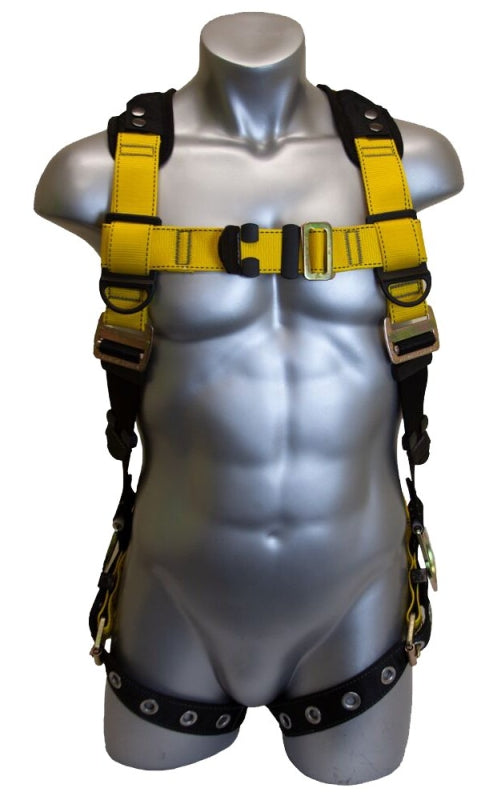 Guardian Fall Protection 37114 Full Body Harness, XL/2XL, Polyester We ...