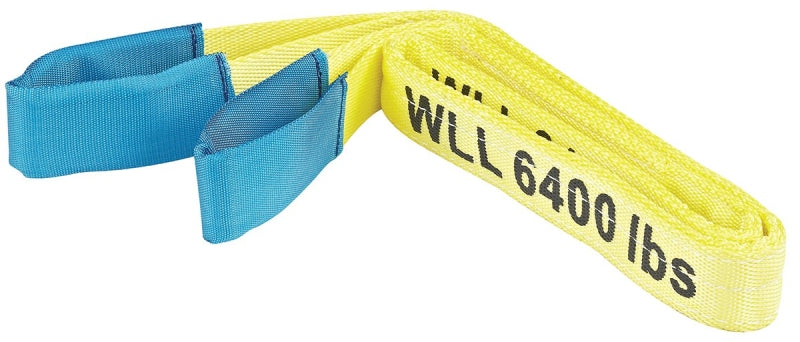 ProSource FH4019 Lifting Sling, Heavy-Duty, Polyester, Yellow – Shell ...