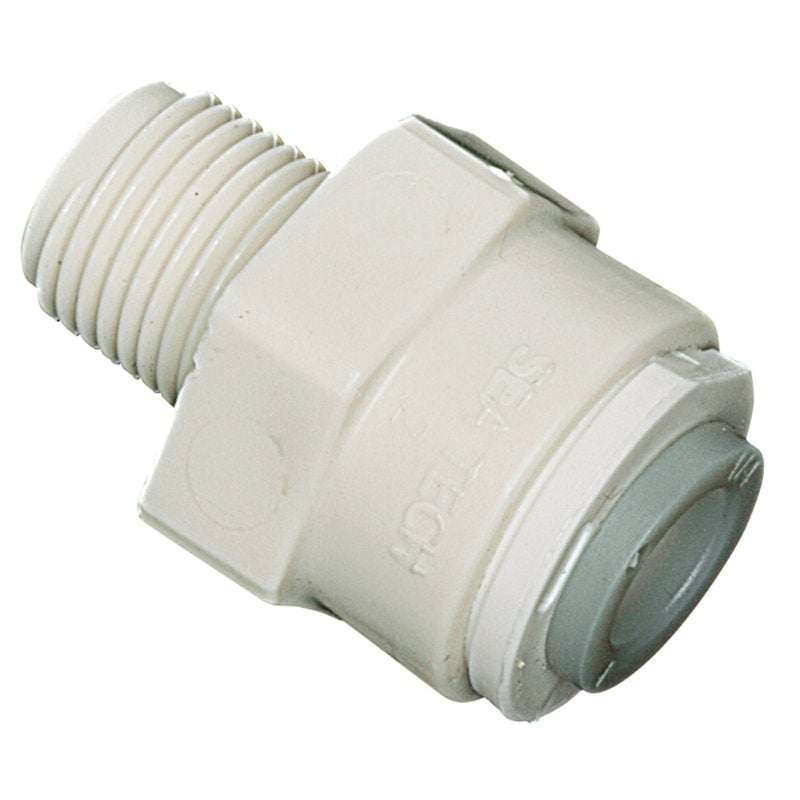 Watts PL-3035 Pipe Adapter, 1/2 x 3/8 in, Compression x MPT, Plastic ...