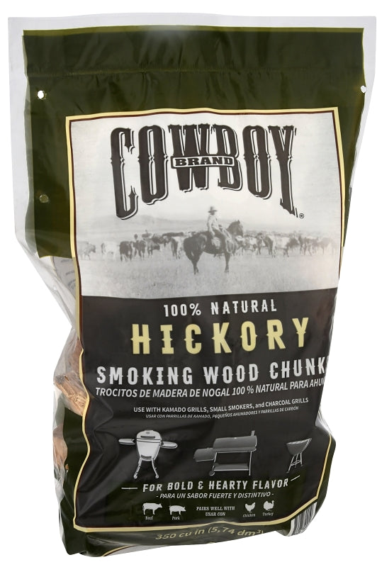 Cowboy 52130 Series Smoking Chunk, Hickory, Wood, 350 cu-in – Shell ...