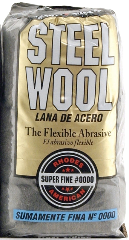 Homax 106600-06 Steel Wool, #0000 Grit, Super Fine, Gray – Shell Lumber ...