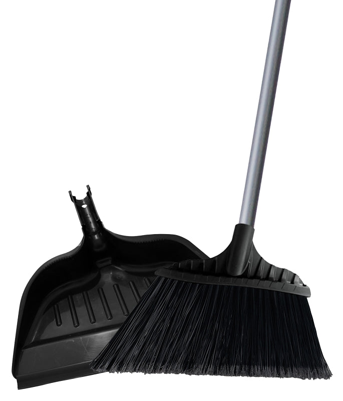 Simple Spaces 2132X Angle Broom with Dust Pan, 14.5 in Sweep Face, 6-3 ...