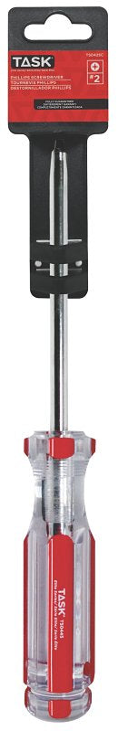 Task T50445C Screwdriver, #2 Drive, Robertson Drive, 5 in L Shank, Cel ...