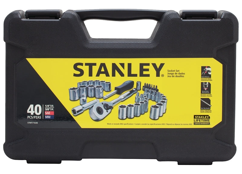 STANLEY STMT71648 Socket Set, Chrome – Shell Lumber and Hardware