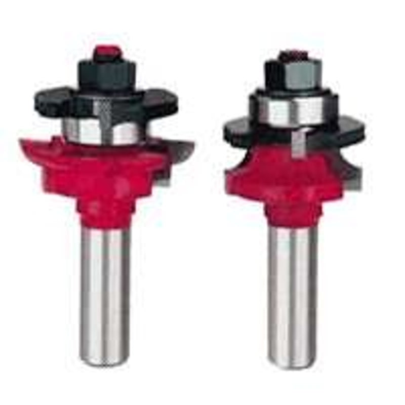 Freud 99-760 Router Bit Set, 3-3/4 in OAL, 1/2 in Dia Shank, Carbide ...