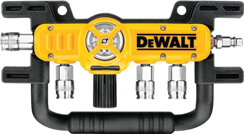 DEWALT D55040 Air Line Splitter with Regulator, Quadraport – Shell ...