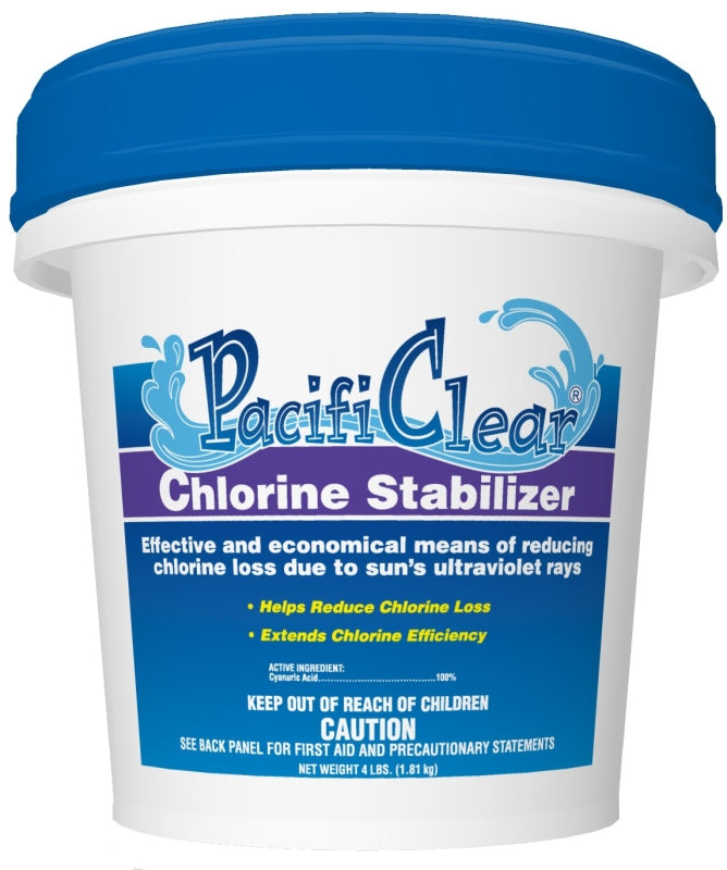 PacifiClear F081004032PC Chlorine Stabilizer, 4 lb Pail, Granular ...