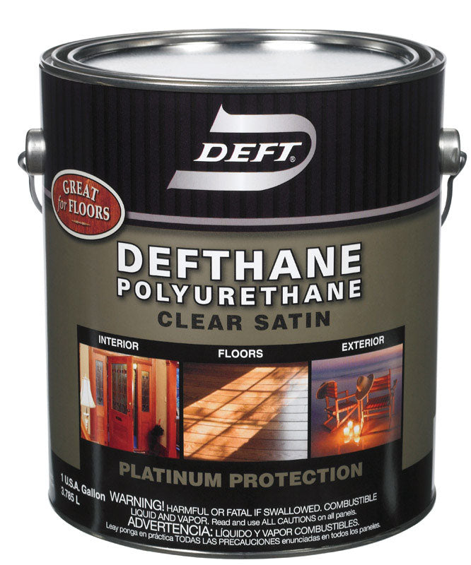 PPG Defthane 026-01 Polyurethane, Liquid, Amber, 1 gal, Can, Pack of 4 ...