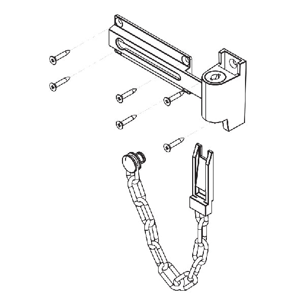 Ace 3.32 in. L Bright Brass Keyed Chain Door Guard – Shell Lumber and ...