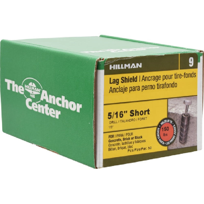 Hillman Lag Shields 5/16 in. Short 50 pk – Shell Lumber and Hardware