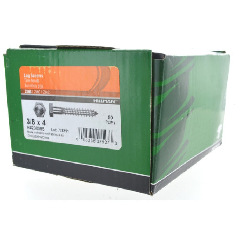 Hillman 3/8 in. x 4 in. L Hex Lag Screw – Shell Lumber and Hardware