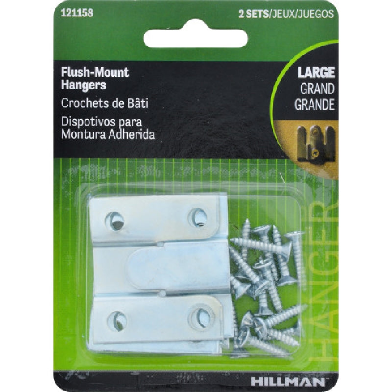 Hillman AnchorWire 3 lb. Steel Flush-Mount Picture Hanger 2 pk – Shell ...