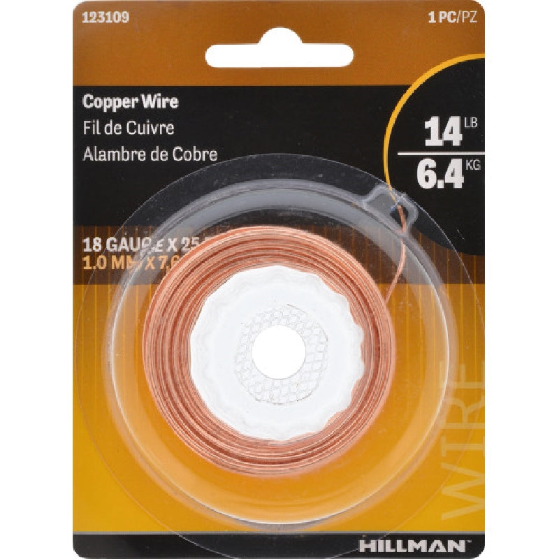 Hillman 25 ft. L Copper Wire 18 Ga. – Shell Lumber and Hardware