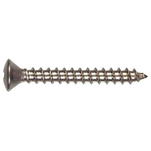 Hillman Oval Head Phillips Drive Sheet Metal Screws Stainless Steel 8 ...