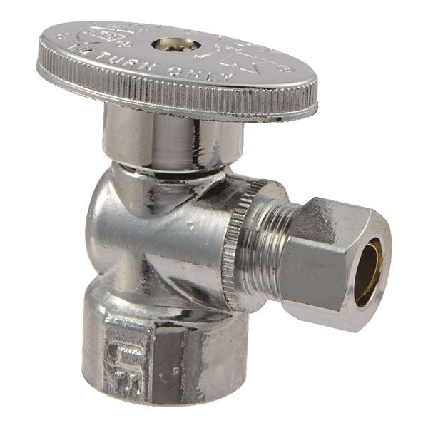 Ace 1/2 in. Dia. x 3/8 in. Dia. Brass Shut-Off Valve – Shell Lumber and ...