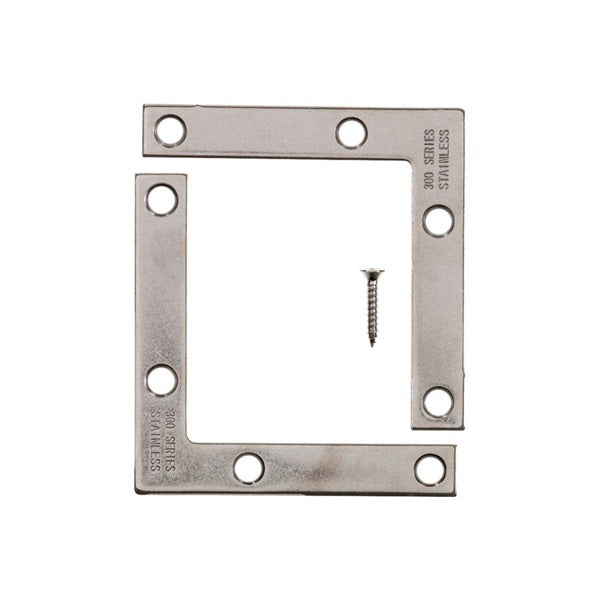 Ace Inside Corner Brace 3 in. x 1/2 in. Stainless Steel – Shell Lumber ...