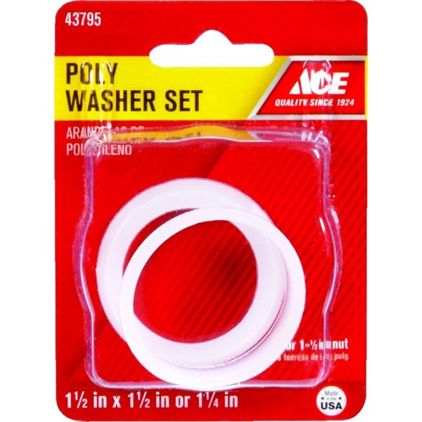 Ace 1-1/4 in. Dia. Plastic Poly Washer 2 – Shell Lumber and Hardware