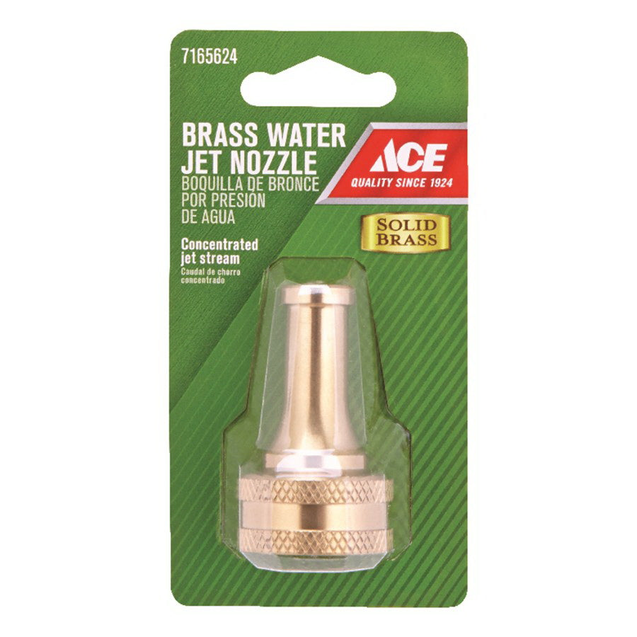 Ace Jet Stream Hose Nozzle Solid Brass – Shell Lumber and Hardware
