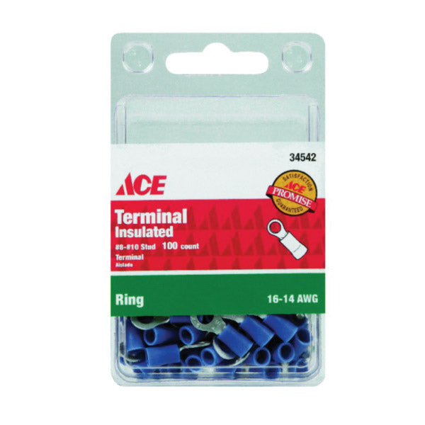 Ace Industrial Ring Terminal Vinyl Blue 100 – Shell Lumber and Hardware