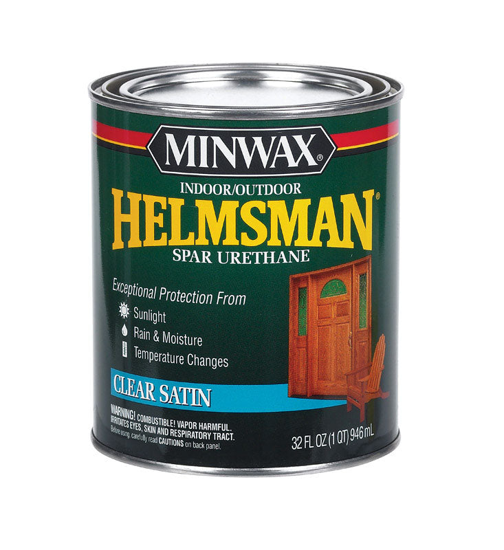 Minwax Helmsman Satin Clear Spar Urethane 1 qt. – Shell Lumber and Hardware