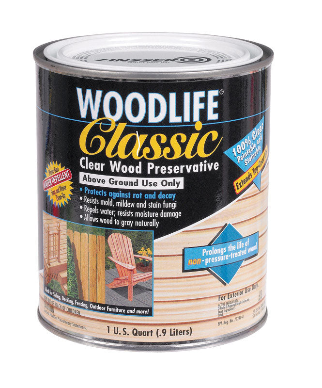 Woodlife Classic Clear Water-Based Wood Preservative 1 qt. – Shell ...
