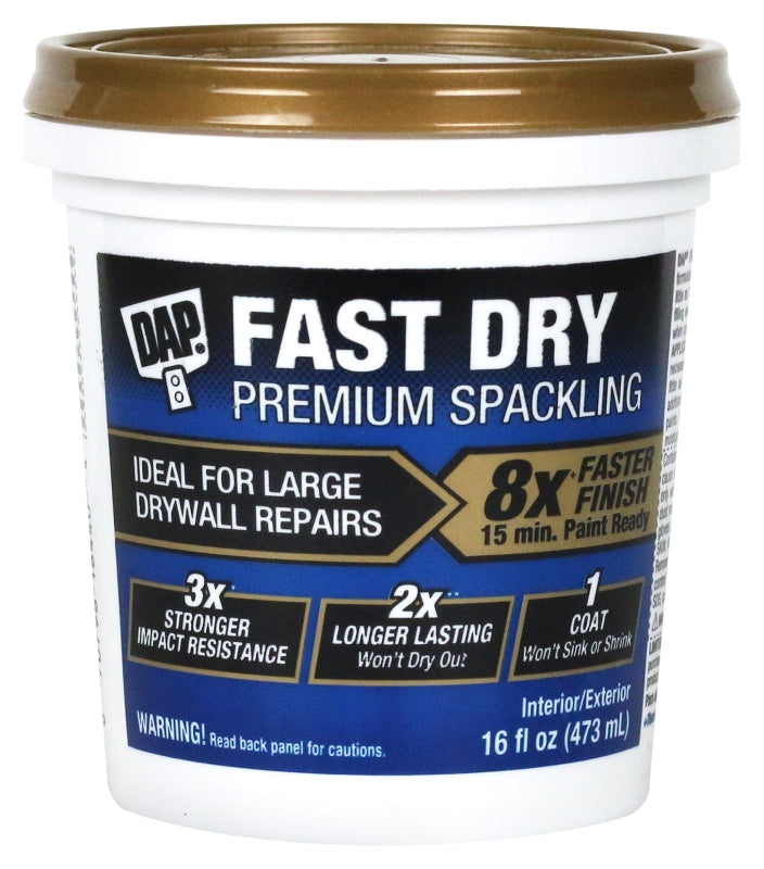 DAP 7079818440 Fast Dry Spackling, Off-White, 16 fl-oz – Shell Lumber ...