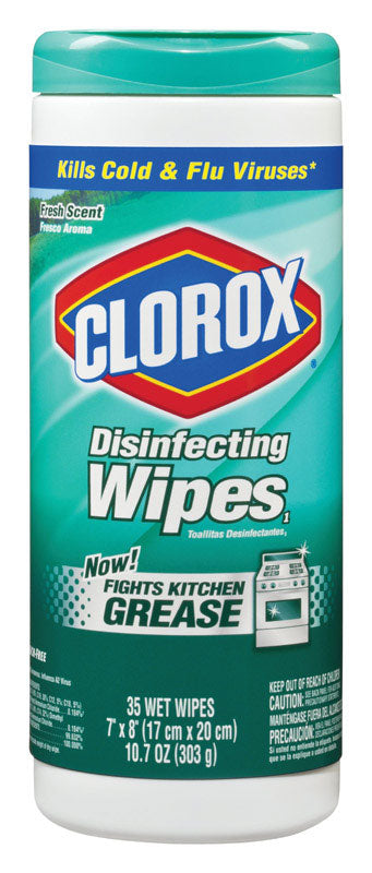 Clorox 35 pk Fresh Scent Disinfecting Wipes – Shell Lumber and Hardware