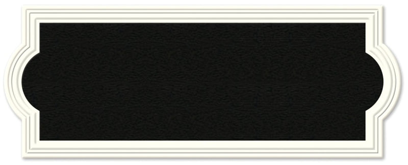 Hy-Ko AK-461 Address Plaque, Rectangular, Plastic, Off-White, Pack of ...