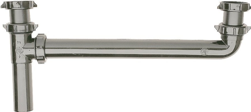 Plumb Pak PP925B End Waste Outlet, 1-1/2 in, Slip, Plastic, Black ...