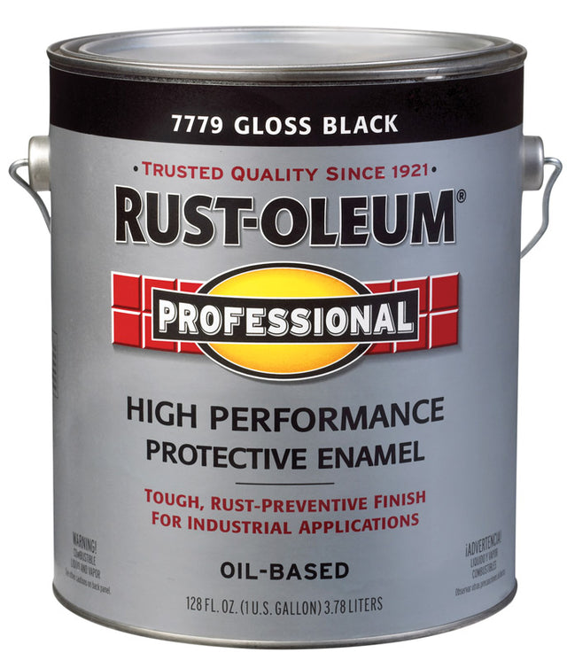 Rust-Oleum Oil Based High Performance Protective Enamel Black Gloss 1 ...