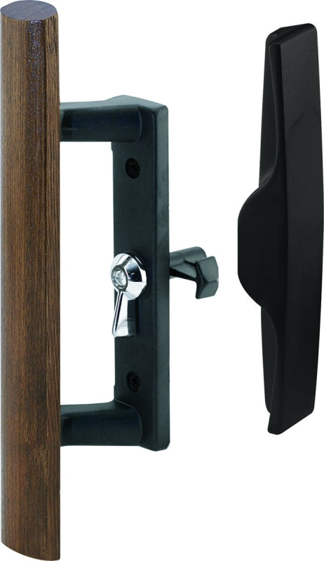 Prime-Line C 1095 Handleset, Wood, For: 1 in THK Glass Sliding Doors ...