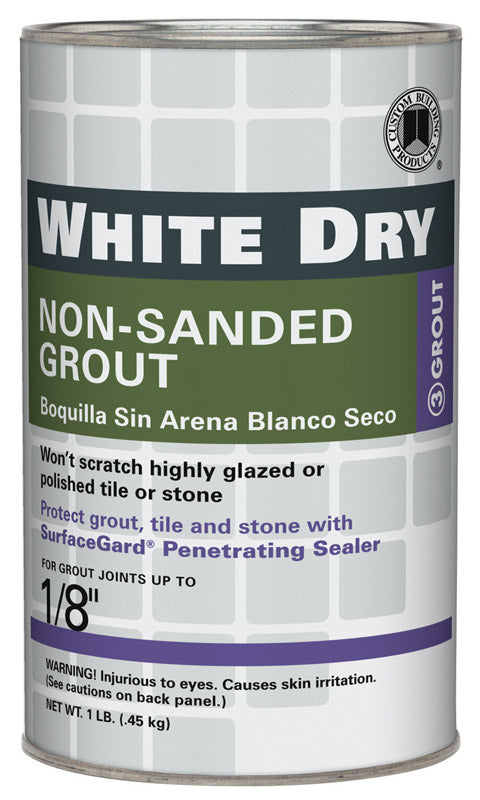 Custom White Grout 1 lb. – Shell Lumber and Hardware