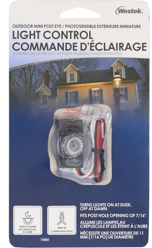 Westek 758M Post Eye Light Control, 480 W, Fluorescent, Incandescent ...