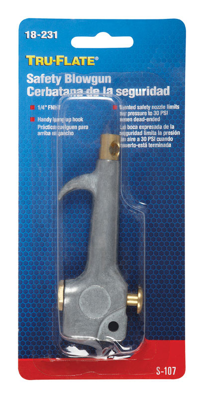 Tru-Flate Safety Blow Gun 1/4 in. NPT – Shell Lumber and Hardware