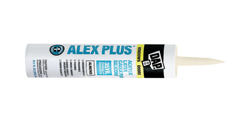 DAP Alex Plus Acrylic Latex Caulk Almond 10.1 oz. – Shell Lumber and ...
