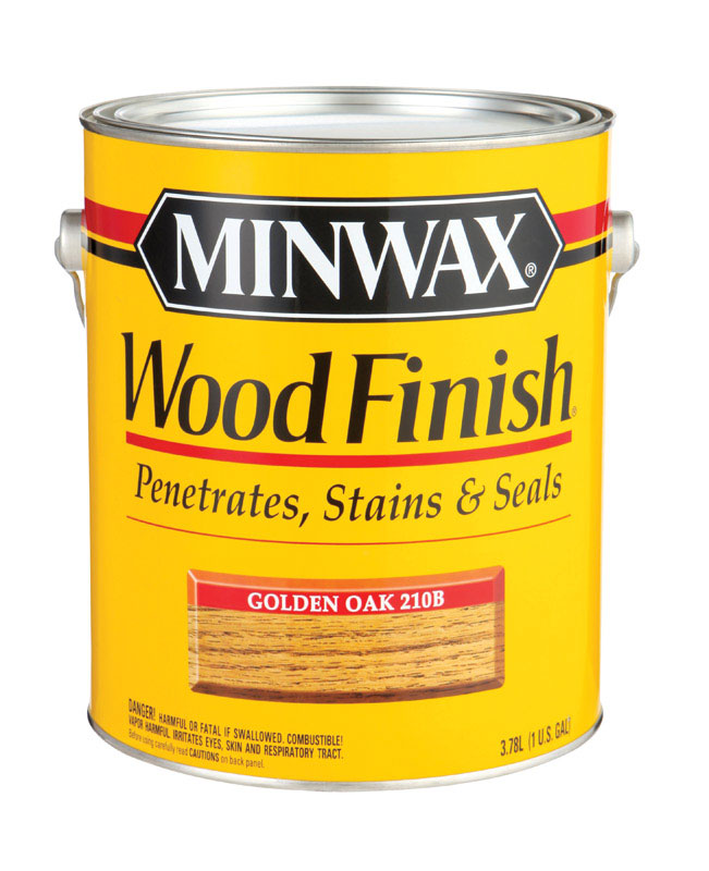 Minwax Wood Finish Transparent Oil-Based Wood Stain Golden Oak 1 gal ...