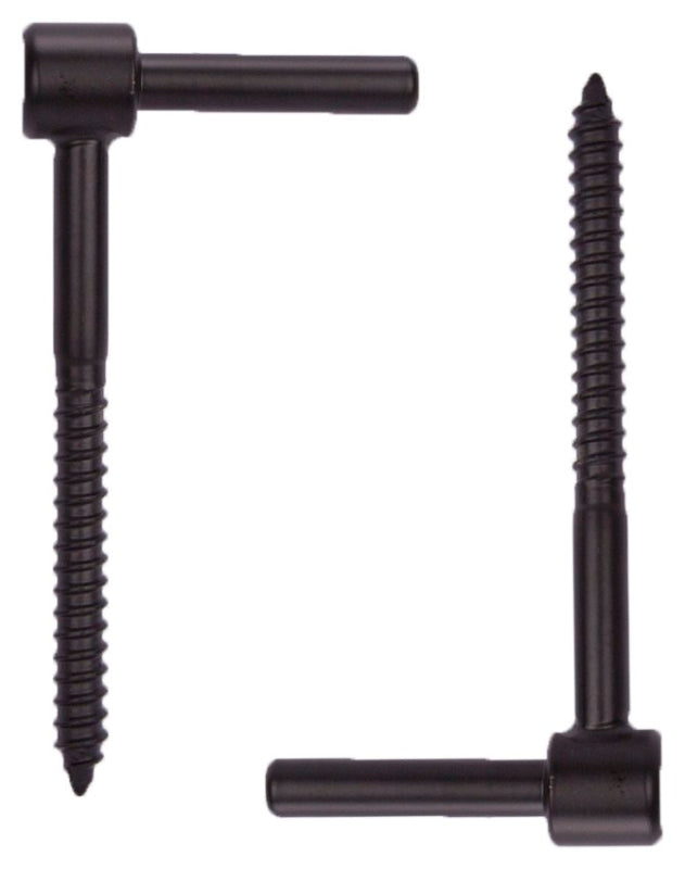 ProSource SH-S12-PS Lag Pintel, 5 x 2-9/16 x 3/4 in, Black, Screw Moun ...