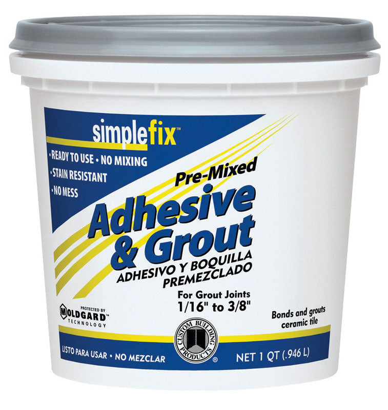 Custom SimpleFix White Grout 1 qt. – Shell Lumber and Hardware