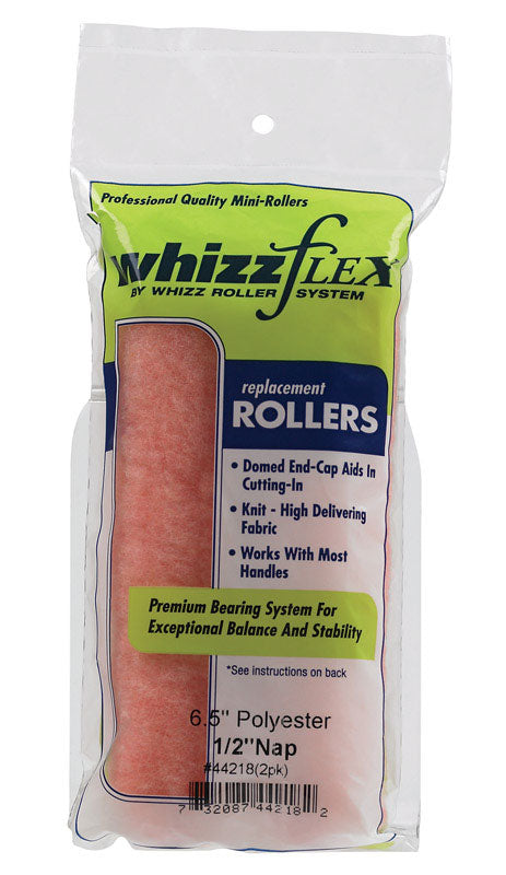 Whizz Flex Knit Paint Roller Cover 1/2 in. L x 6-1/2 in. W 2 pk – Shell ...